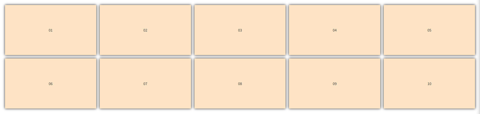 CSSで等間隔配置を実現：1行に複数または複数行に配置 – X SIGHT Online Media
